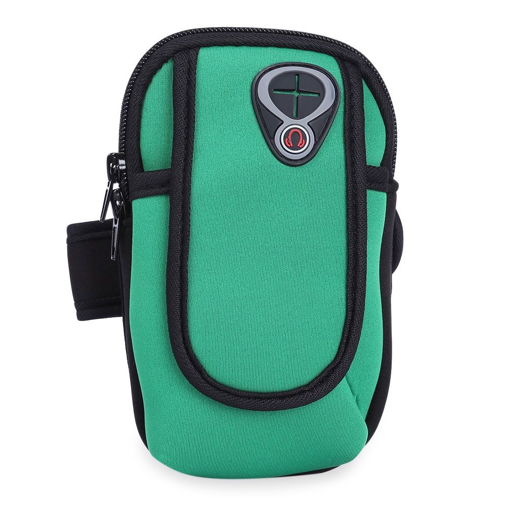 UNIVERSAL STYLISH ARM WRIST BAG POUCH CASE FOR OUTDOOR RUNNING (GREEN ...