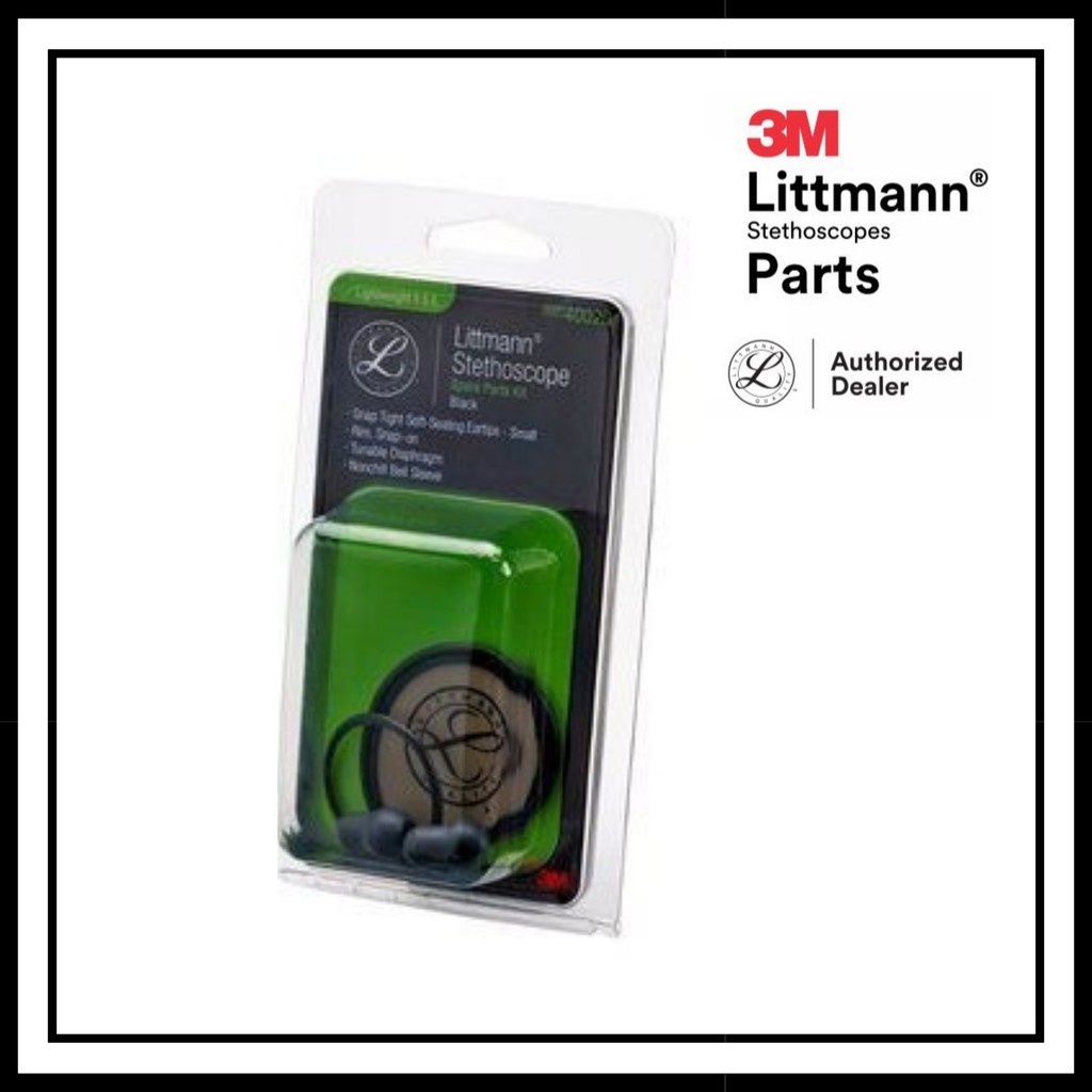 3M™ Littmann® Stethoscope Spare Parts Kit, Lightweight II S.E., Black ...