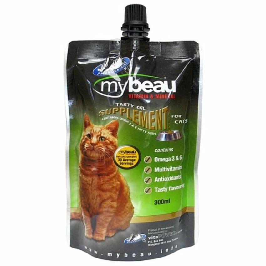 MyBeau Vitamin & Mineral Tasty Oil Cat Vitamin 300ml | Shopee Malaysia