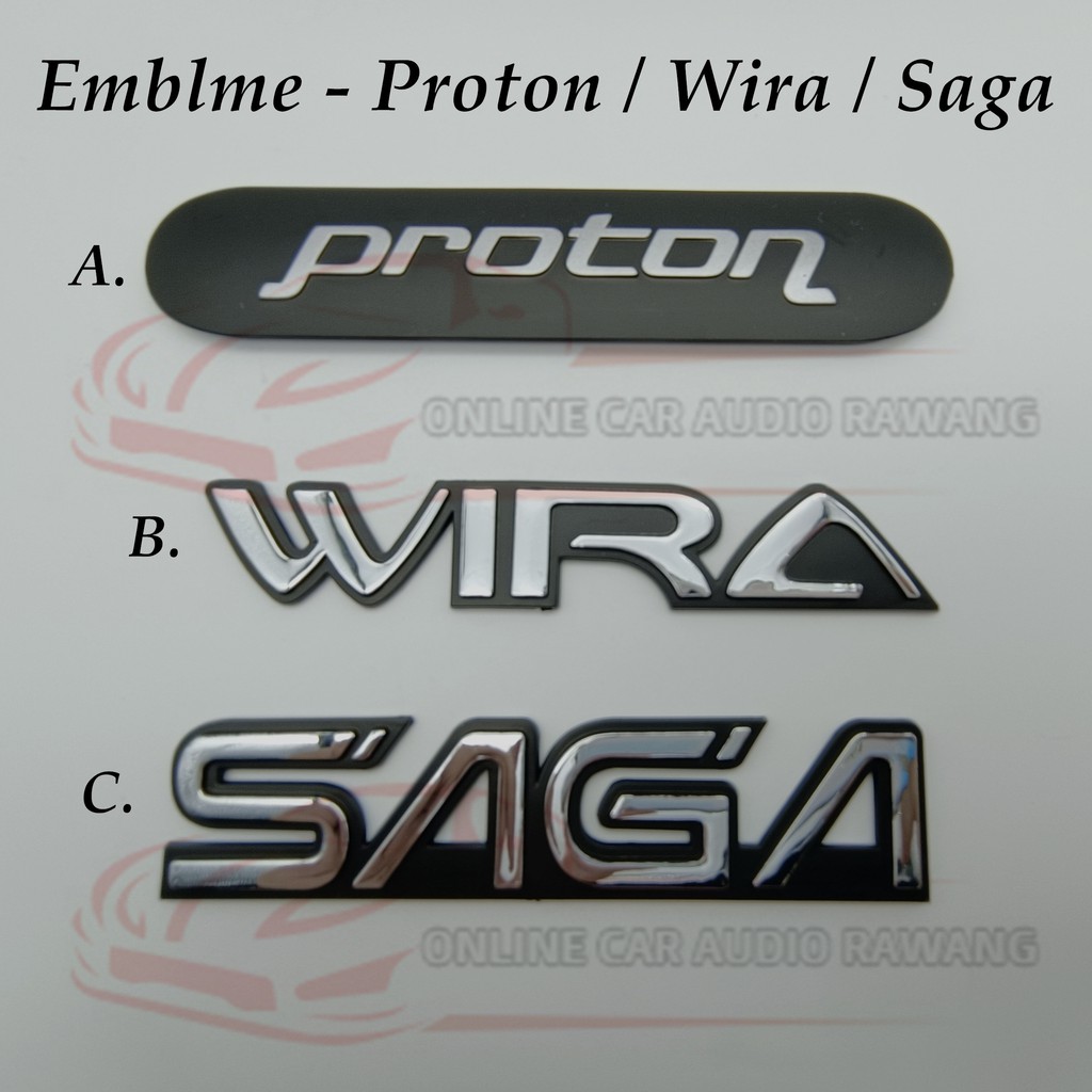 Car Auto Racing Logo Emblem / Car Emblem / Car Logo - Proton / Wira ...