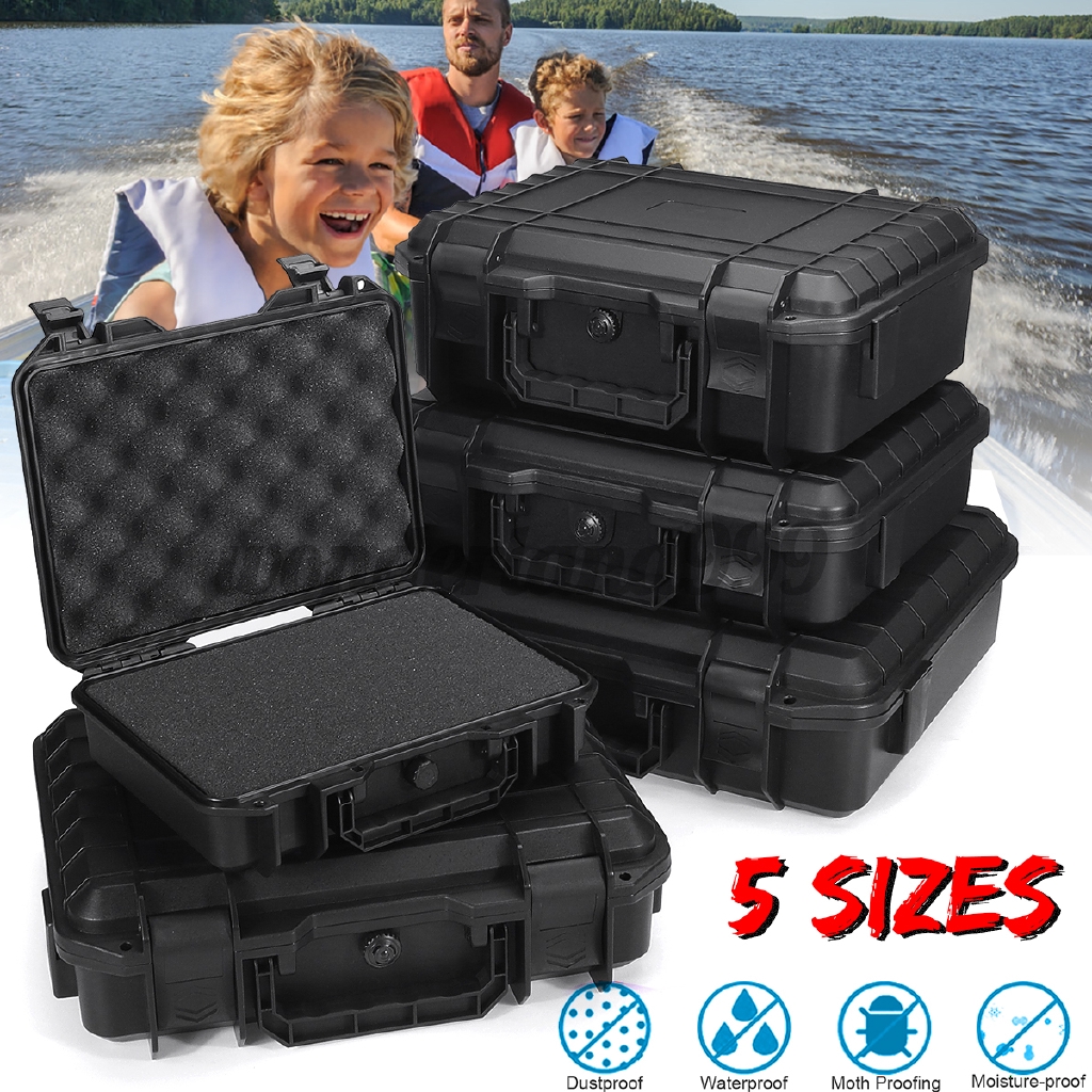 5 Sizes Waterproof Storage Box Camera Photography Equipment Protective ...