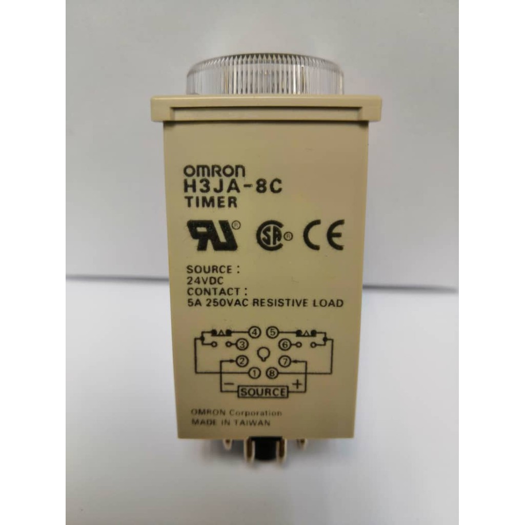 OMRON H3JA-8C DC24 3H BY OKX Timer, DPDT | Shopee Malaysia