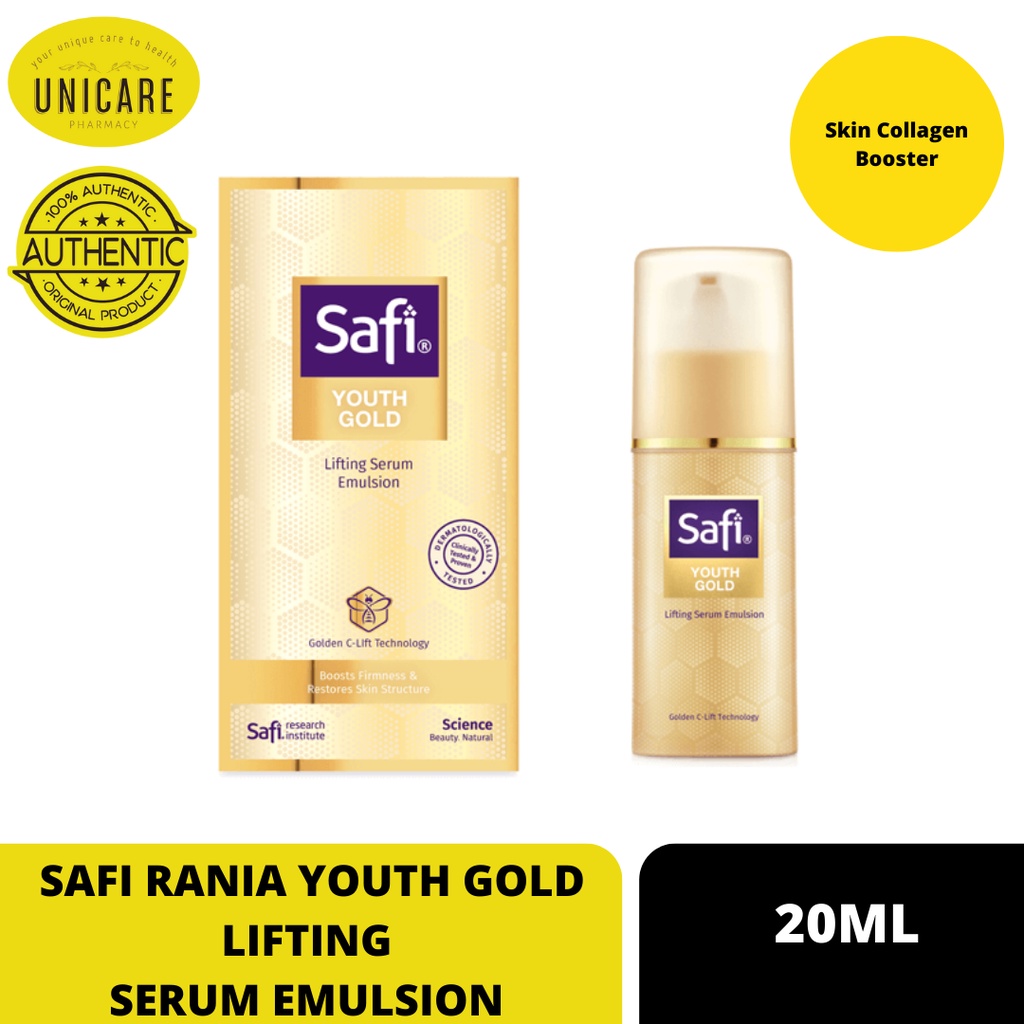 SAFI RANIA YOUTH GOLD LIFTING SERUM EMULSION 20ML | Shopee Malaysia