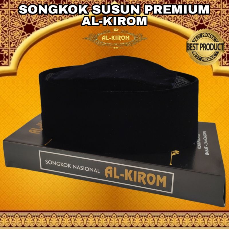 NATIONAL STACKED SONGKOK CAP / STACKED KOPIAH / AC STACKED SONGKOK ...