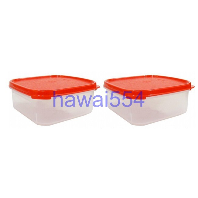 NEW Tupperware Modular Mates Square I 1.2L ( set of 2 ) | Shopee Malaysia