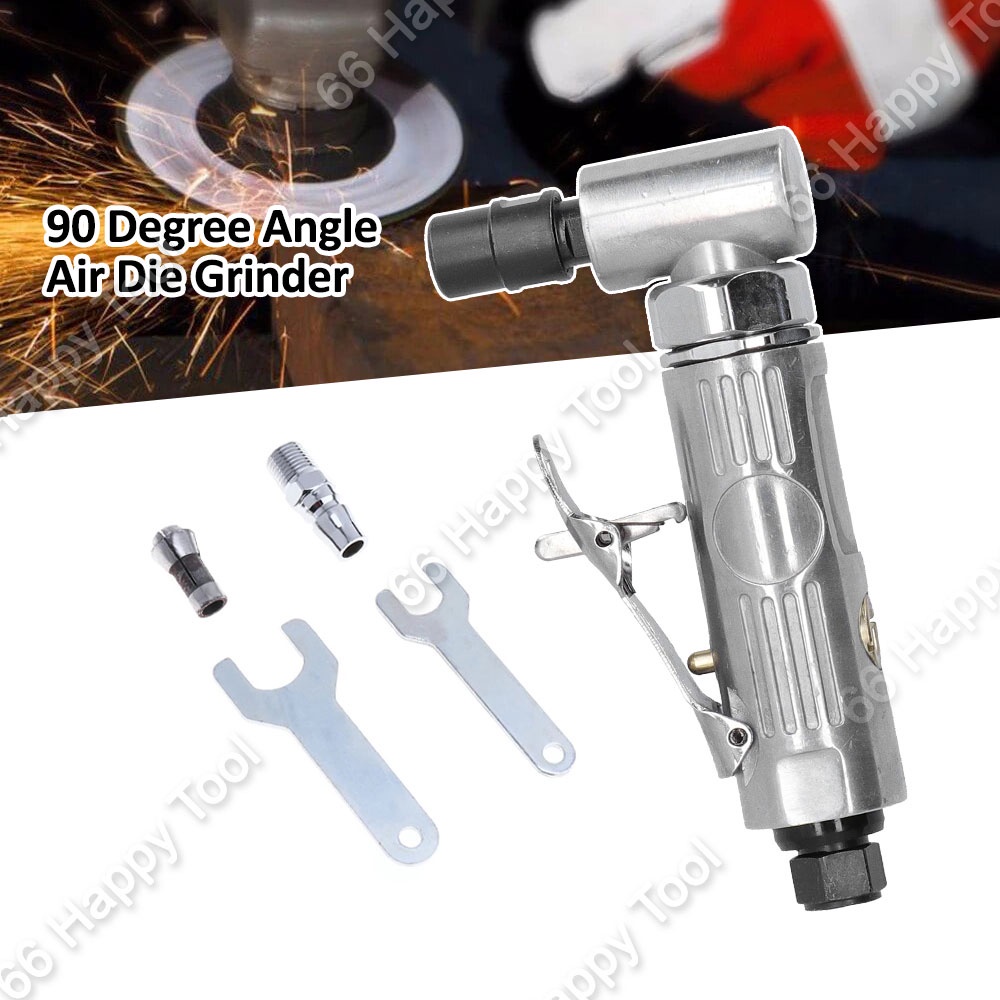 Angle Air Die Grinder 1/4" & 1/8" 90 Degree Air Pneumatic Right Angle ...