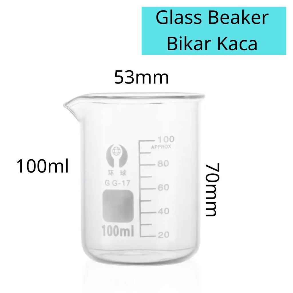 Glass Beaker Bikar Kaca | Shopee Malaysia