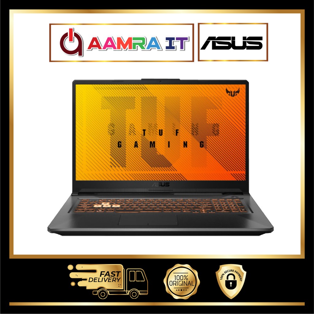 Asus Gaming Laptop TUF A17 FA706I-UH7078T 17.3'' FHD 120Hz Grey ( Ryzen 9 4900H, 8GB, 512GB SSD ...