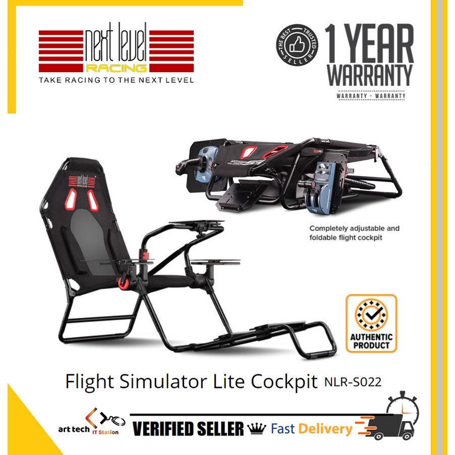 Next Level Racing Flight Simulator Lite Cockpit NLR-S022 | NEXT LEVEL RACING S022 | Shopee Malaysia