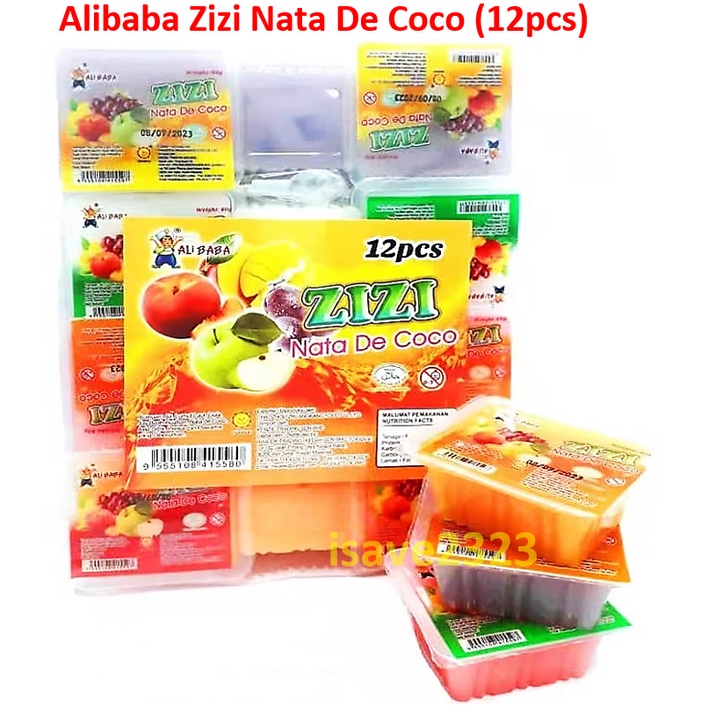 [HALAL] Alibaba Zizi Nata De Coco (12pcs) | Shopee Malaysia