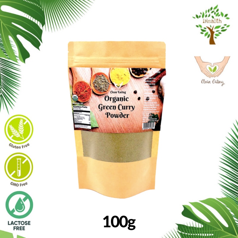 Clean Eating Organic Green Curry Powder / Serbuk Kari Hijau Organik ...
