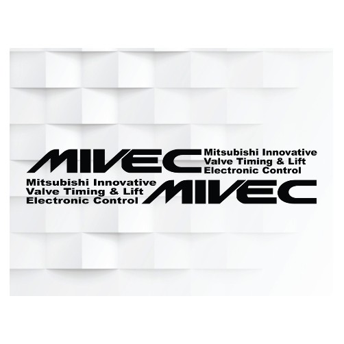 MIVEC Side Door Sticker alza bezza myvi saga waja toyota honda Nissan ...