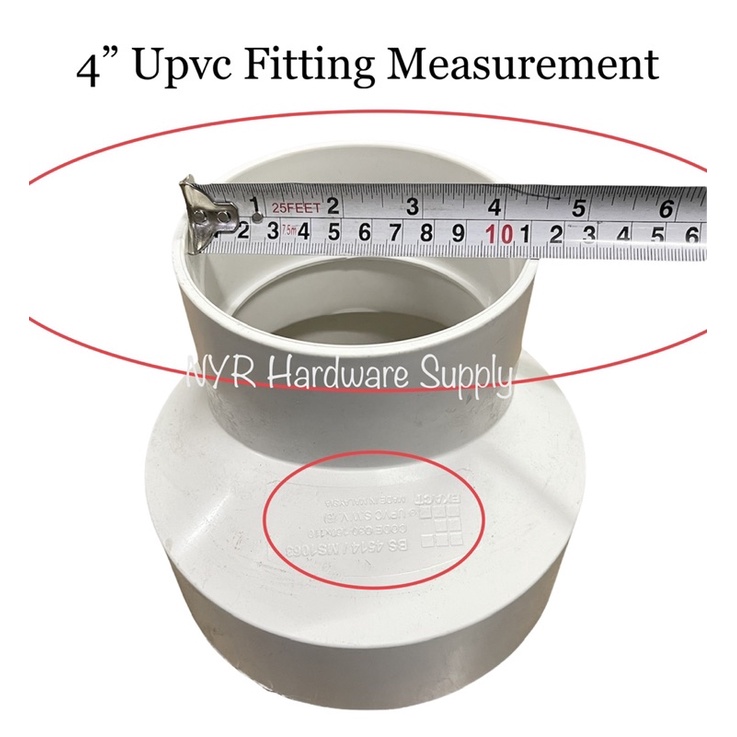 6” (160mm) Upvc Pipe Fitting White Elbow 90Degree Elbow 45Degree Socket ...