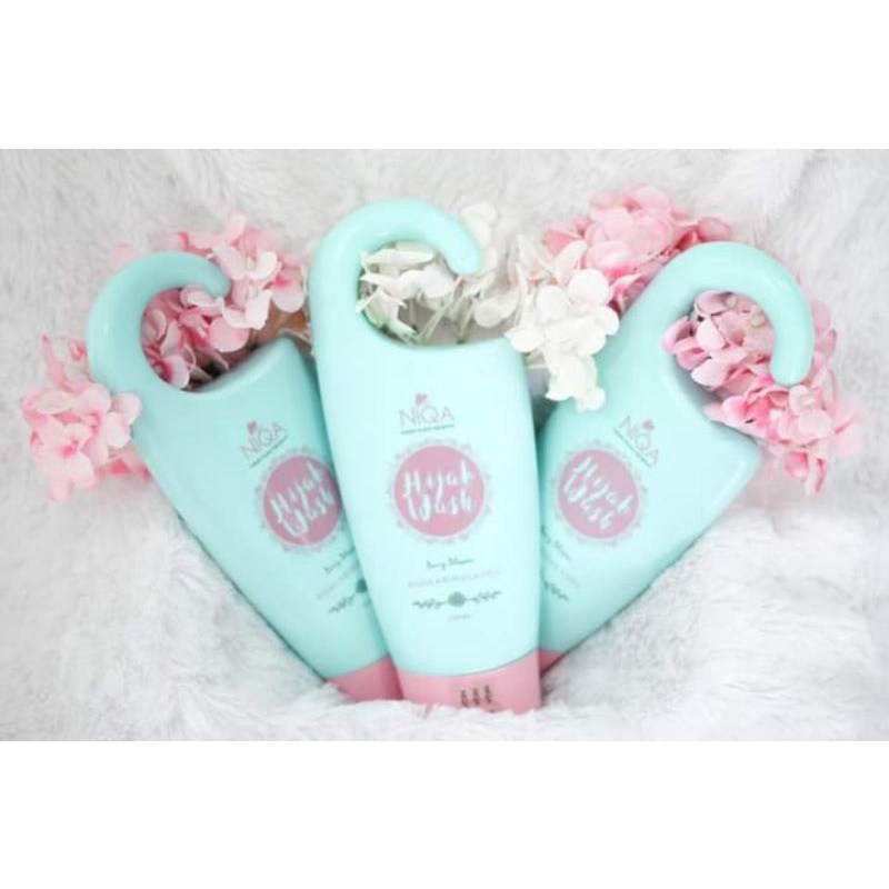 🔥🔥🔥[READY STOCK] 3 X NIQA HIJAB WASH WITH BERRY BLOSSOM SCENT 350ML 🔥🔥🔥 ...