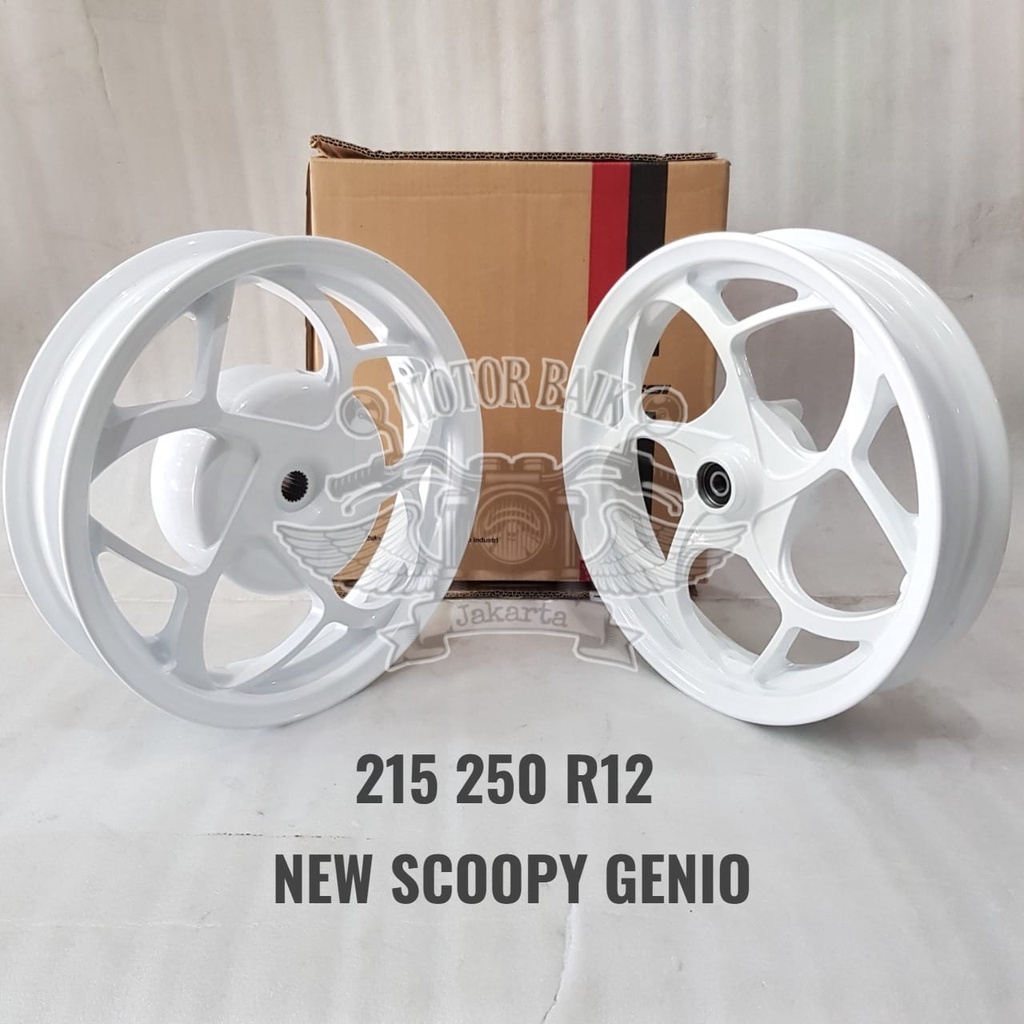 Racing Rims beat vario sporty 1set Front Rear 215 250 ring 12 rossi ...