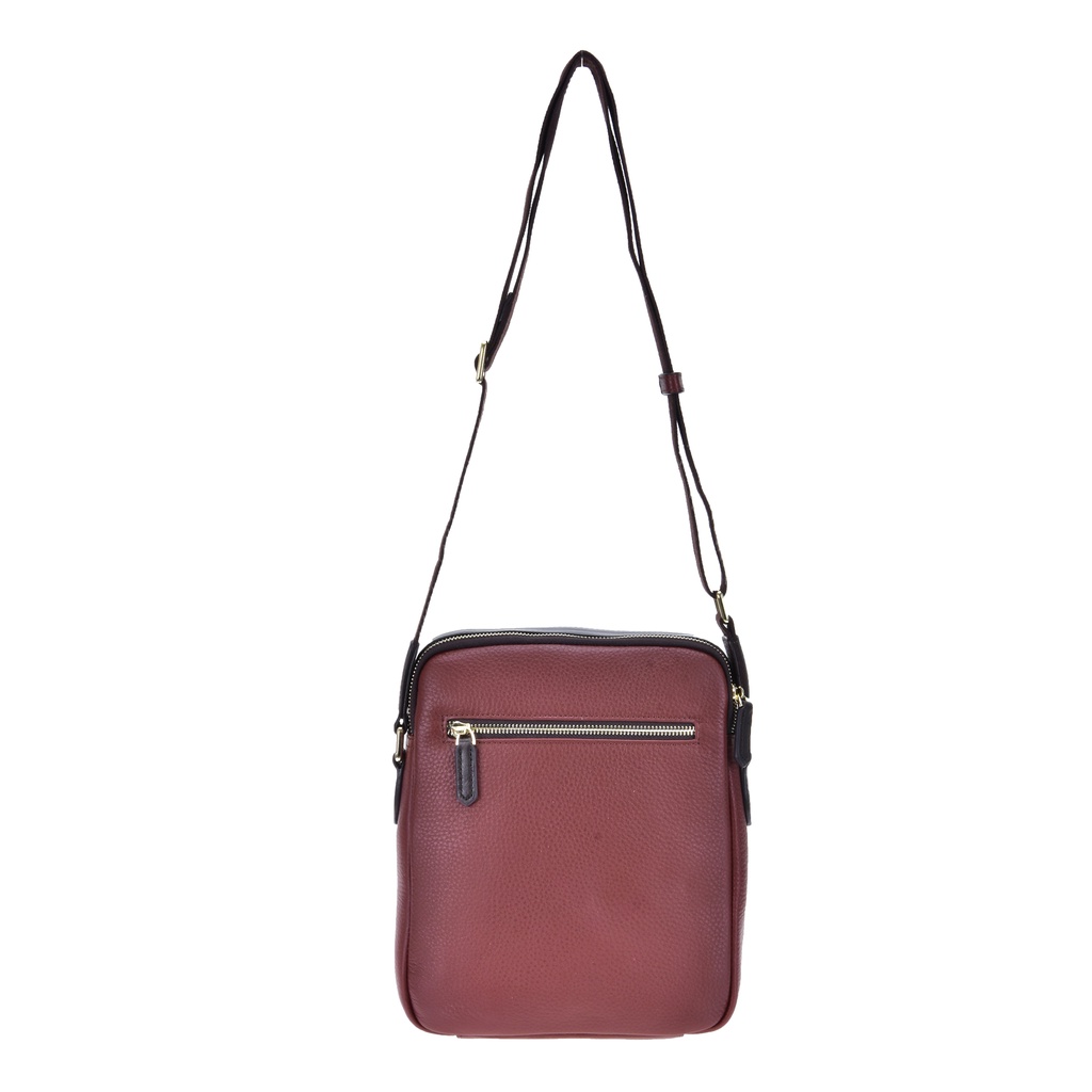 Charles Berkeley DURHAM Genuine Leather Calf Skin Crossbody Sling Bag ...
