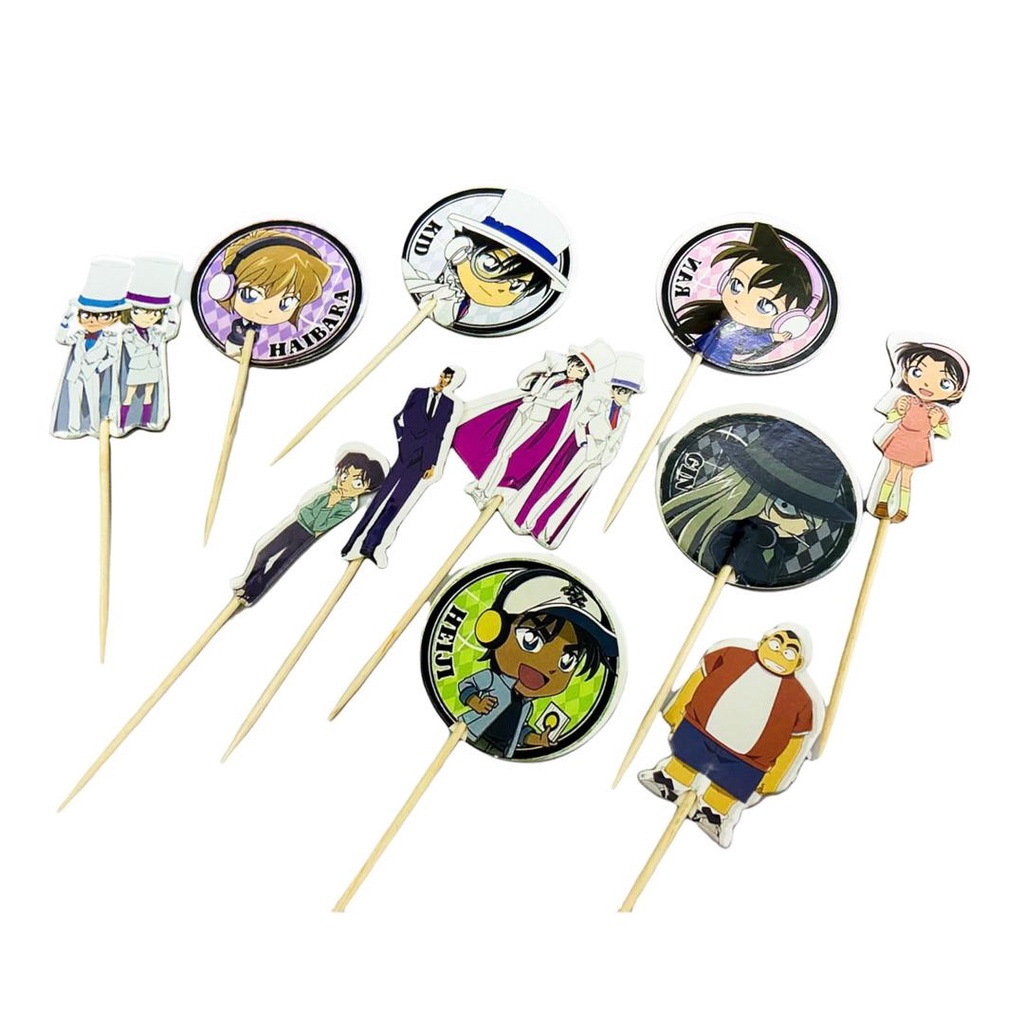 Ready Stock Detective Prodigy Cake Topper Detective Conan Cake Topper ...