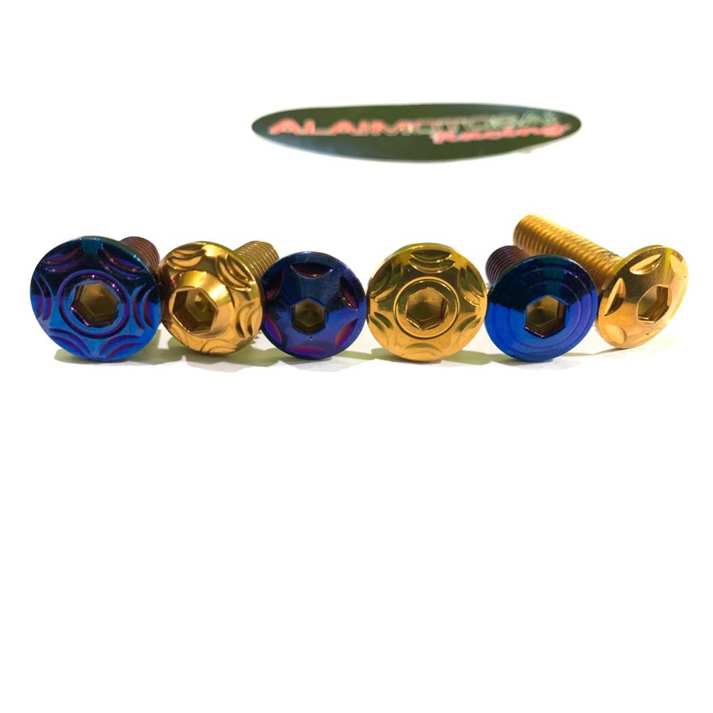 💥🇹🇭SCREW DISC COLOUR GOLD / TITANIUM🇹🇭💥 BY HENG THAILAND SKRU DISC ...