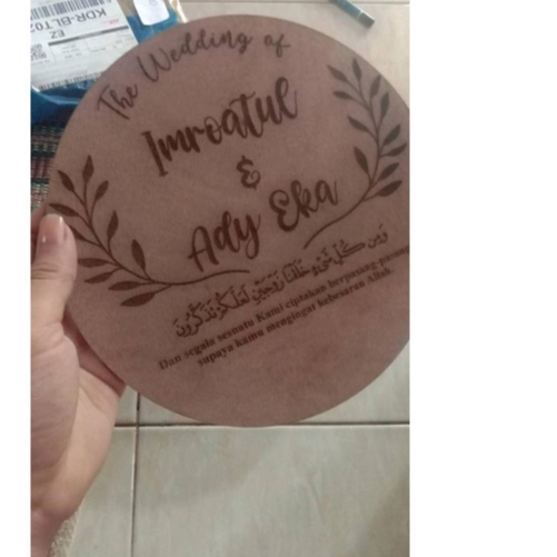 Custom DOWRY NAME DECORATIONS/ CUSTOM PLYWOOD DOWRY NAMES | Shopee Malaysia