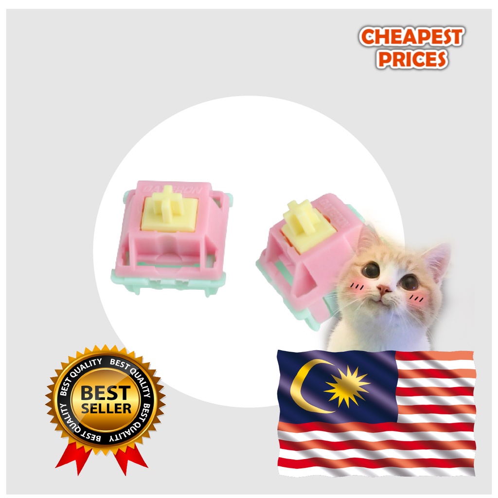 [JOHOR READY STOCK] Keyfirst Cream switch for mechanical keyboard ...