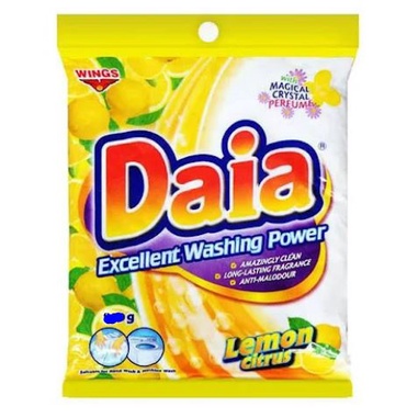 DAIA DETERGENT POWDER 100GM FLORAL (PINK) / COLOUR (PURPLE) / LEMON ...