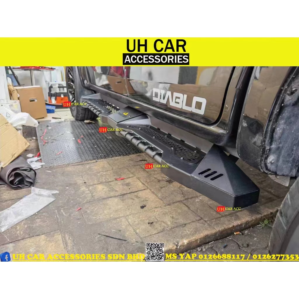 FORD RANGER T9 2022 WILDTRAK XL XLT V9 STEEL FORCE RUNNING BOARD SIDE ...