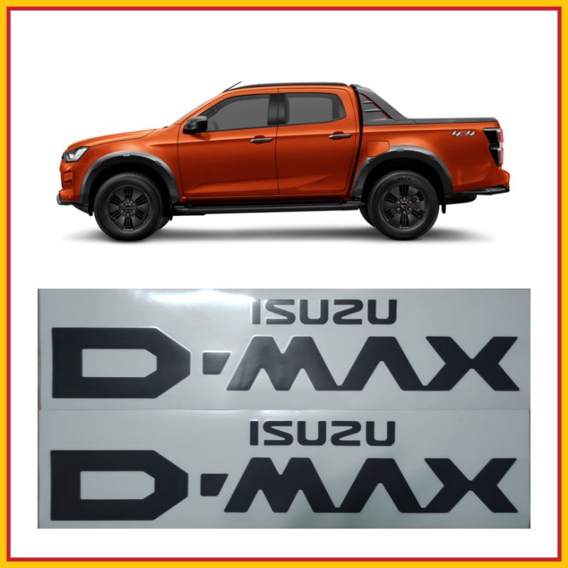 ORIGINAL ISUZU DMAX DECAL / STICKER PU BOX GREY | Shopee Malaysia