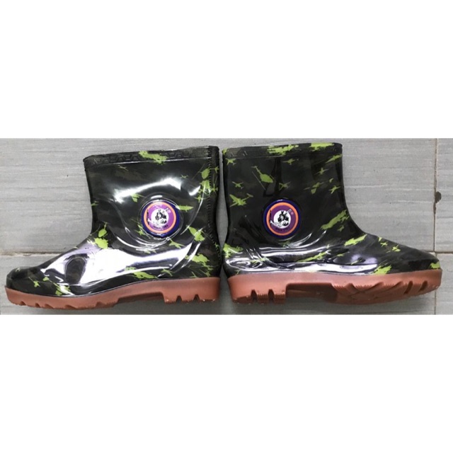 🔥HOT🔥 Army Green Short Safety Rubber Boots (Boots Kasut Getah ...