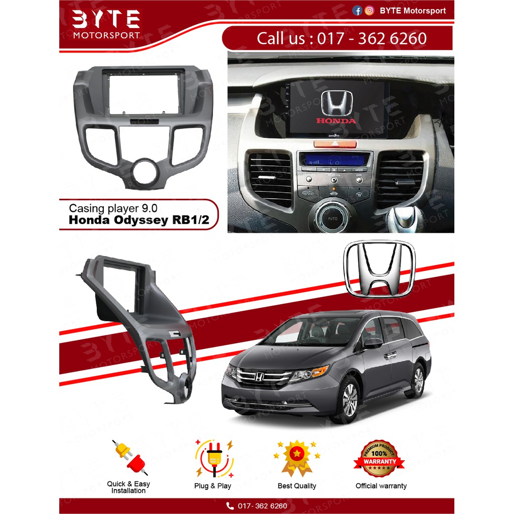 VESCUS 🦂️ Android Honda Odyssey RB1/2 2004-2008 T3L Android player 💥FOC Reverse Camera💥 | Shopee ...