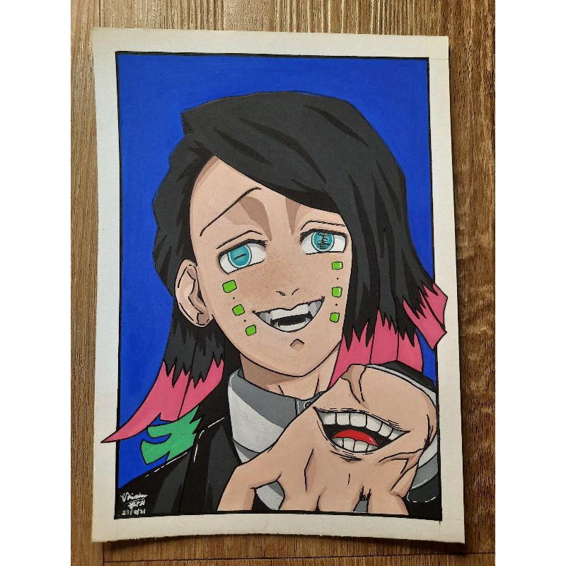 Demon Slayer Mugen Train Enmu Art Drawing | Shopee Malaysia