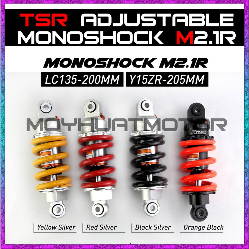 KOZI TSR ADJUSTABLE MONOSHOCK M2.1R M2.1 YAMAHA Y15ZR Y15 ZR LC135 ...