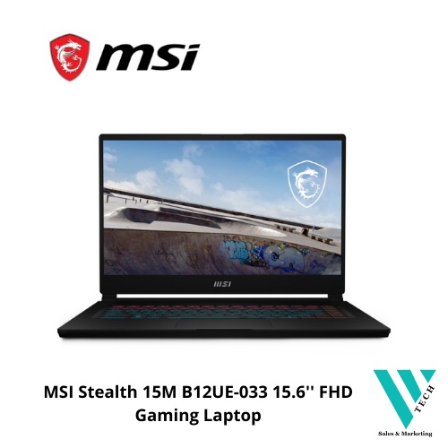 MSI Stealth 15M B12UE-033 15.6'' FHD Gaming Laptop (I7-1260P, 16GB ...