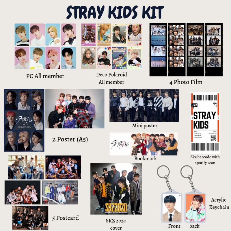 Straykids kit - Skz kit/Fankit Stray Kids - pastaleid | Shopee Malaysia