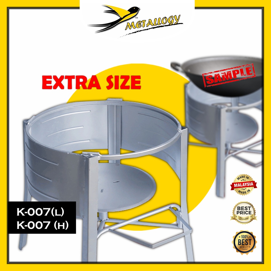 Metallogy EXTRA Big Kitchen Gas Stove Stand Kuali Dapur Stand Stove ...