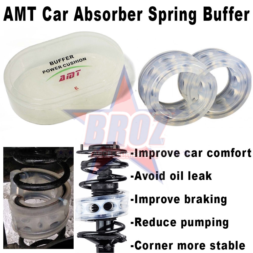 AMT Transparent Silicon Coil Spring Cushion Buffer - Size A Size B Size ...