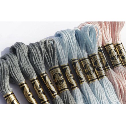 [3032-3746] DMC Art. 117 Floss - Six-strand Cotton Embroidery Floss for ...