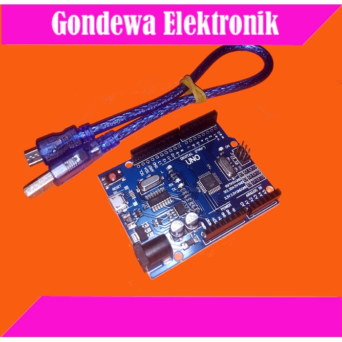 Uno R3 CH340G Micro USB ATMEGA328P Compatible Arduino With Cable ...