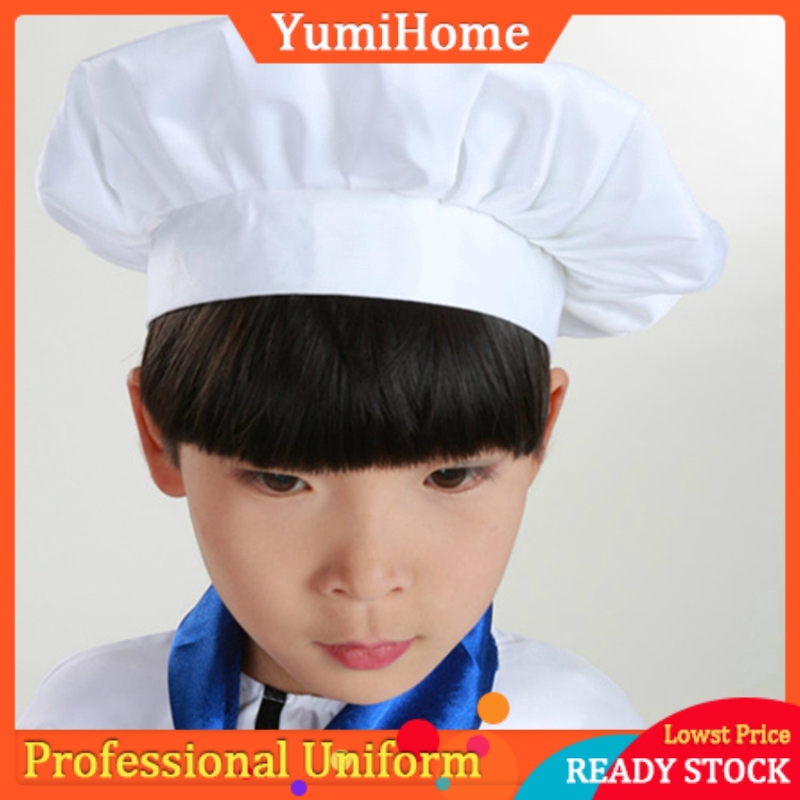 Yumi Children's chef Hat Kitchen Hotel student child male female chef ...