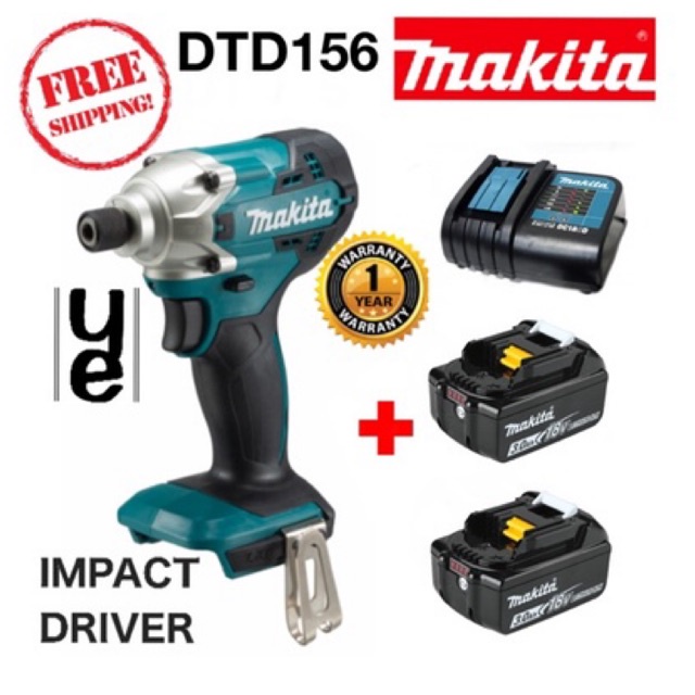 MAKITA DTD156 18V IMPACT DRIVER -1 YEAR WARRANTY | Shopee Malaysia