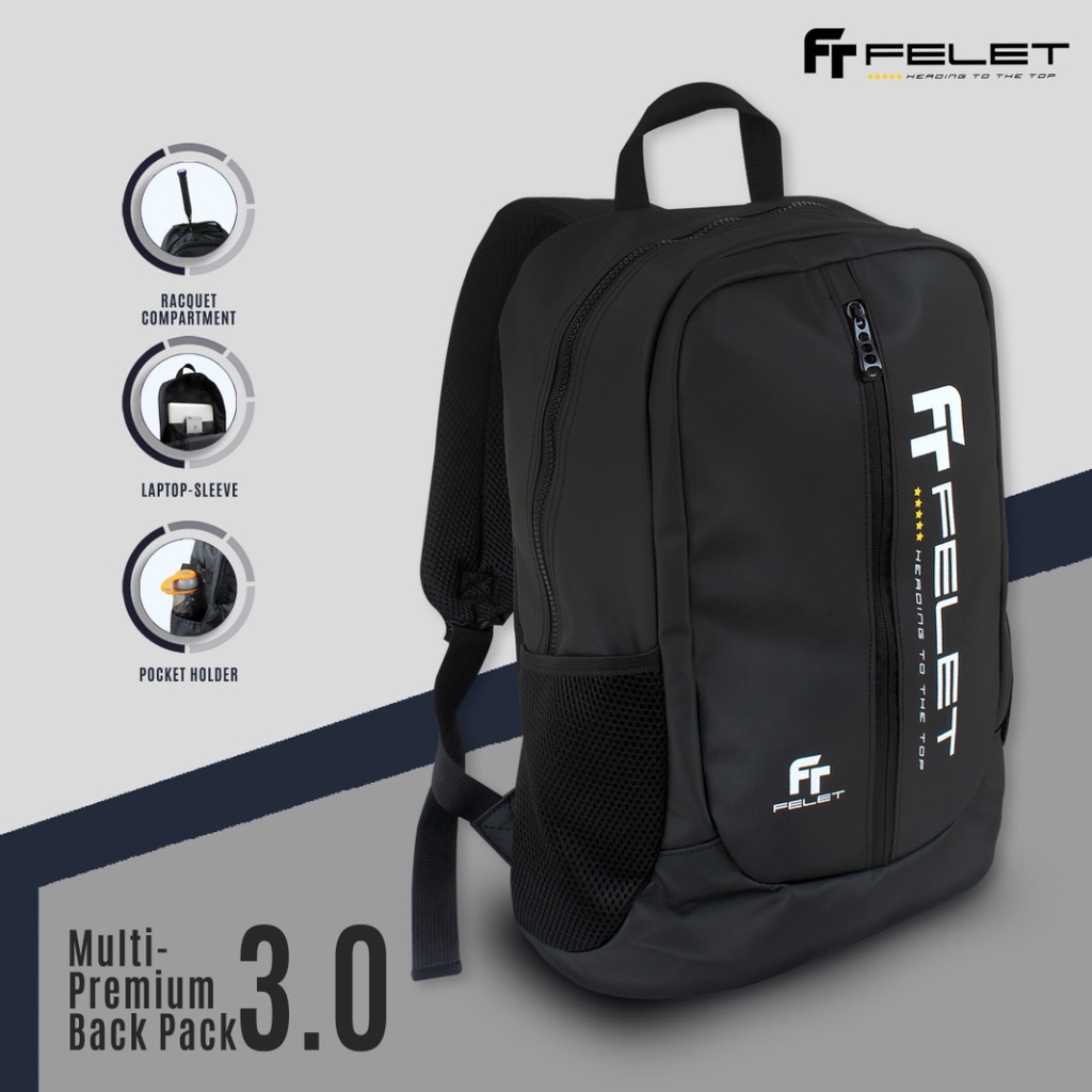 Felet Badminton Backpack Multi-Function Backpack Badminton Bag | Shopee ...
