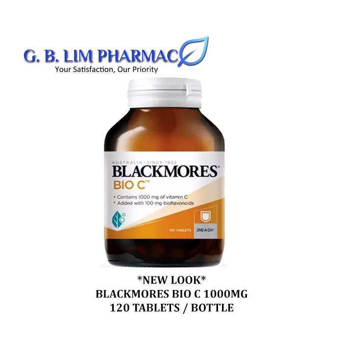 BLACKMORES Bio C 1000mg 120 TABLETS ONE BOTTLE (EXP: 11-JUNE-2026 ...