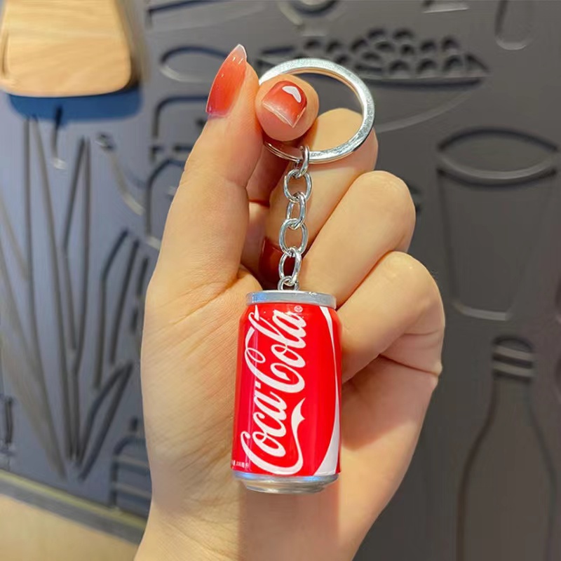 (Ready Stock) Cute Key Chain Fanta Cola Pepsi Sprite Keychain 1 piece ...