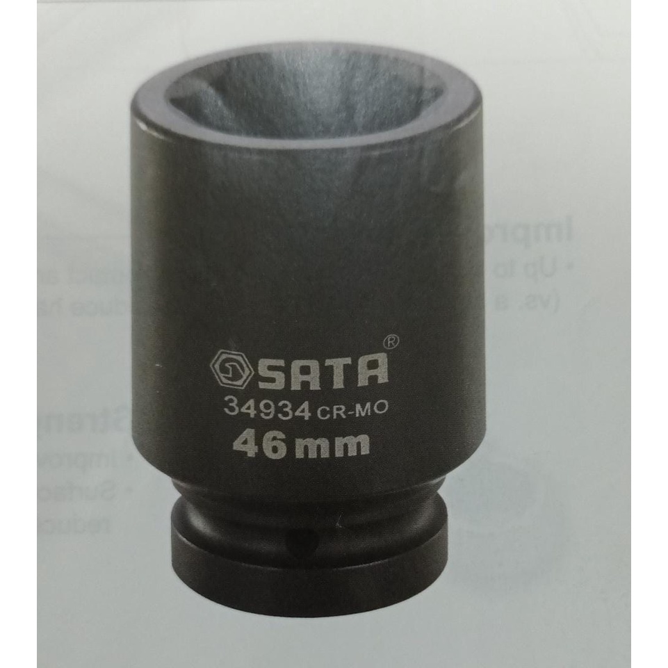SATA 34905-34940 1" DR. X 6 POINT DEEP IMPACT SOCKET 17MM-55MM | Shopee ...
