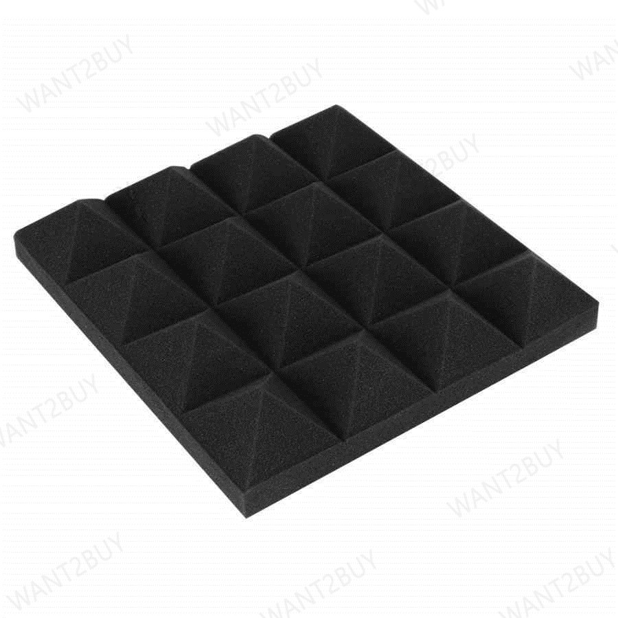 🇲🇾 Soundproof Sponge Pyramid Sound Stop Absorption Panel Recording ...