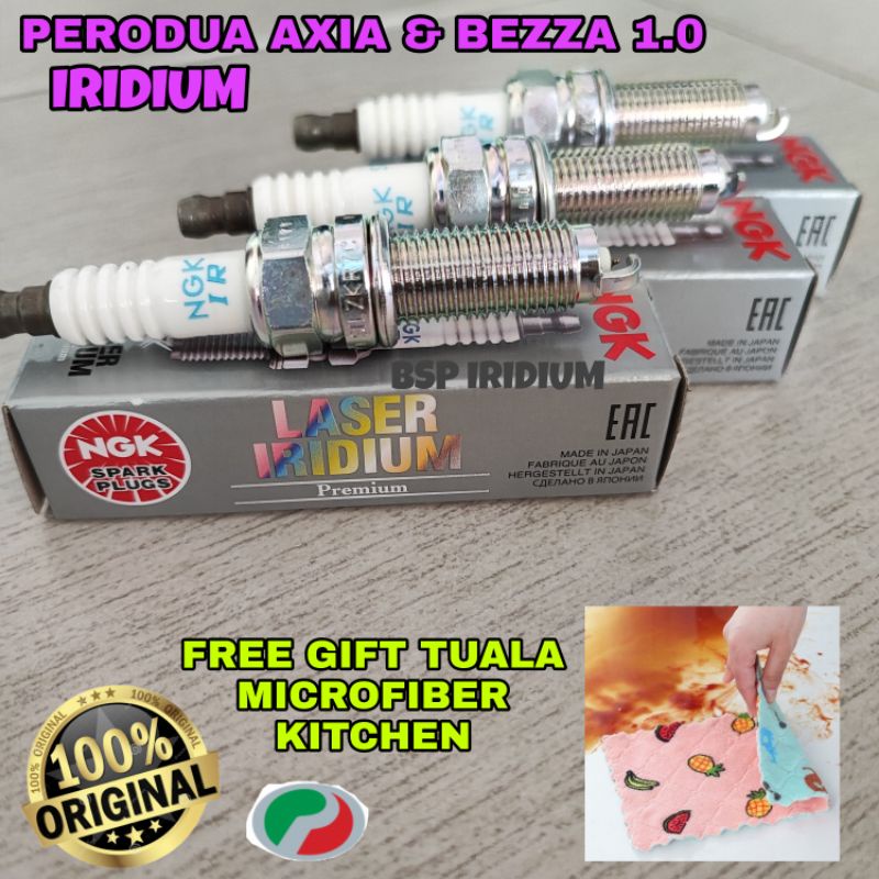 💯% Original 🇯🇵 Axia Bezza 1.0 Ngk Spark plug iridium Ngk Laser iridium ...
