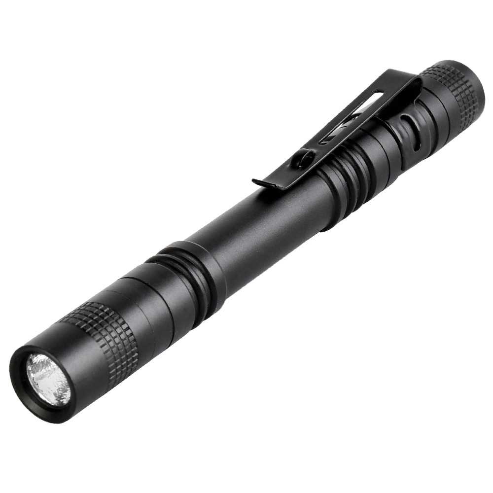 Pen Light Mini Portable LED Flashlight Torch Flash Light Hunting ...