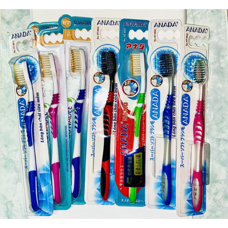 Anada Toothbrush with super fine bristles removes stains on teeth ...