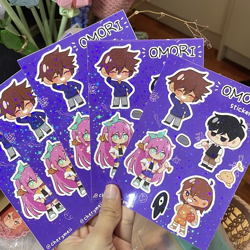 Omori and Friends sticker sheets | Shopee Malaysia