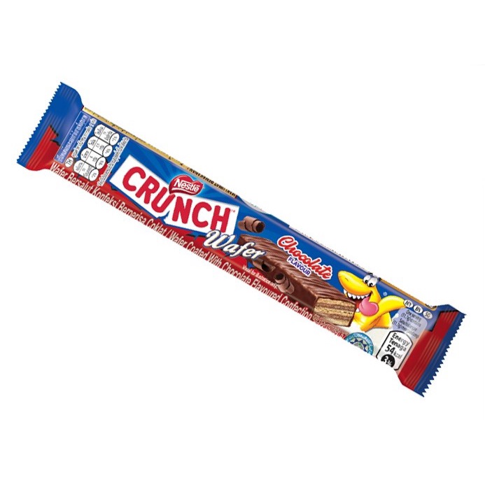 Nestle Crunch Wafer Coated with Chocolate Flavored Confection 11.1g ...