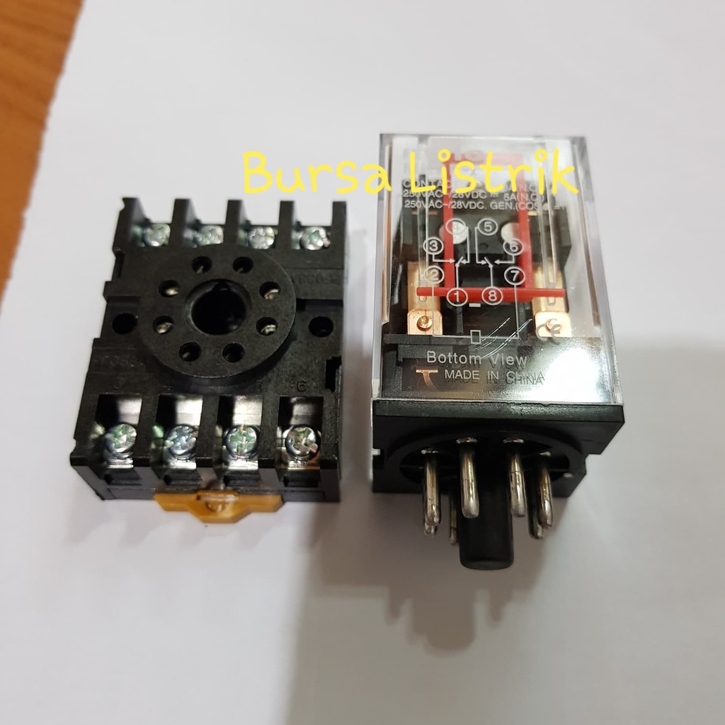 Mk2p RELAY and SOCKET PF083 SET mk-2p 110v / 220v PAIR | Shopee Malaysia